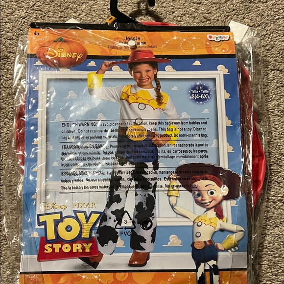 Disney | Costumes | Disney Toy Story Jessie Dressup Set Red Yellow ...